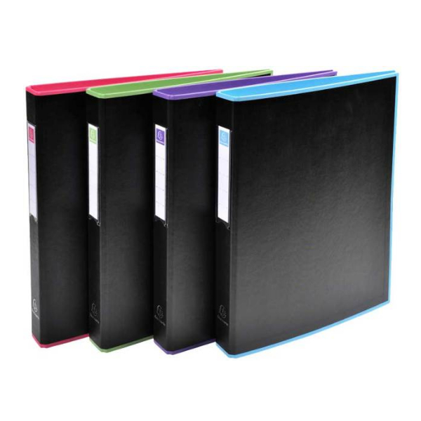 Kartonnen Ringmap A4 ‘Black office’ – Elfjes en Draken